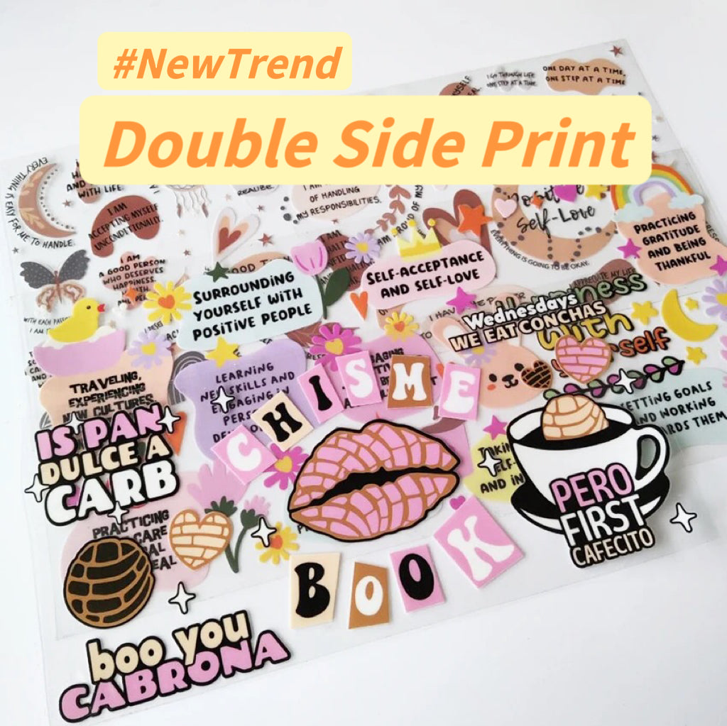 New Trend Double Side UV DTF Sticker Wraps for 16oz Glass Cans – Trendy ...