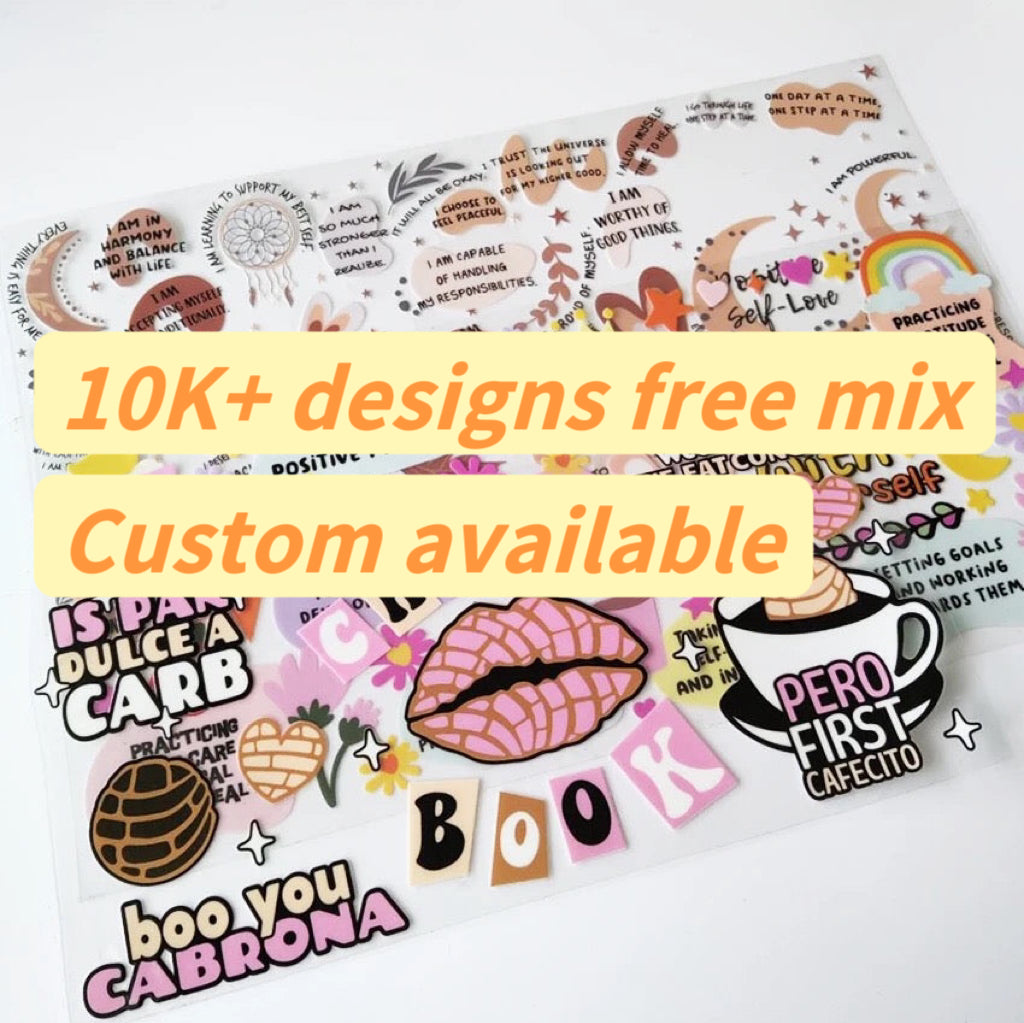 2024 Upgraded UV DTF Sticker Wraps for 16oz Glass Cans – Trendy Supply