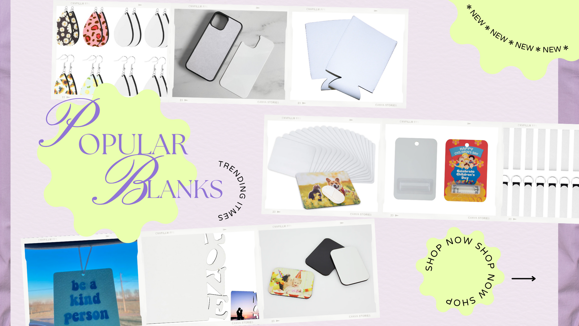 Trendy Supply - Sublimation Blanks Wholesale and Customizable Gifts
